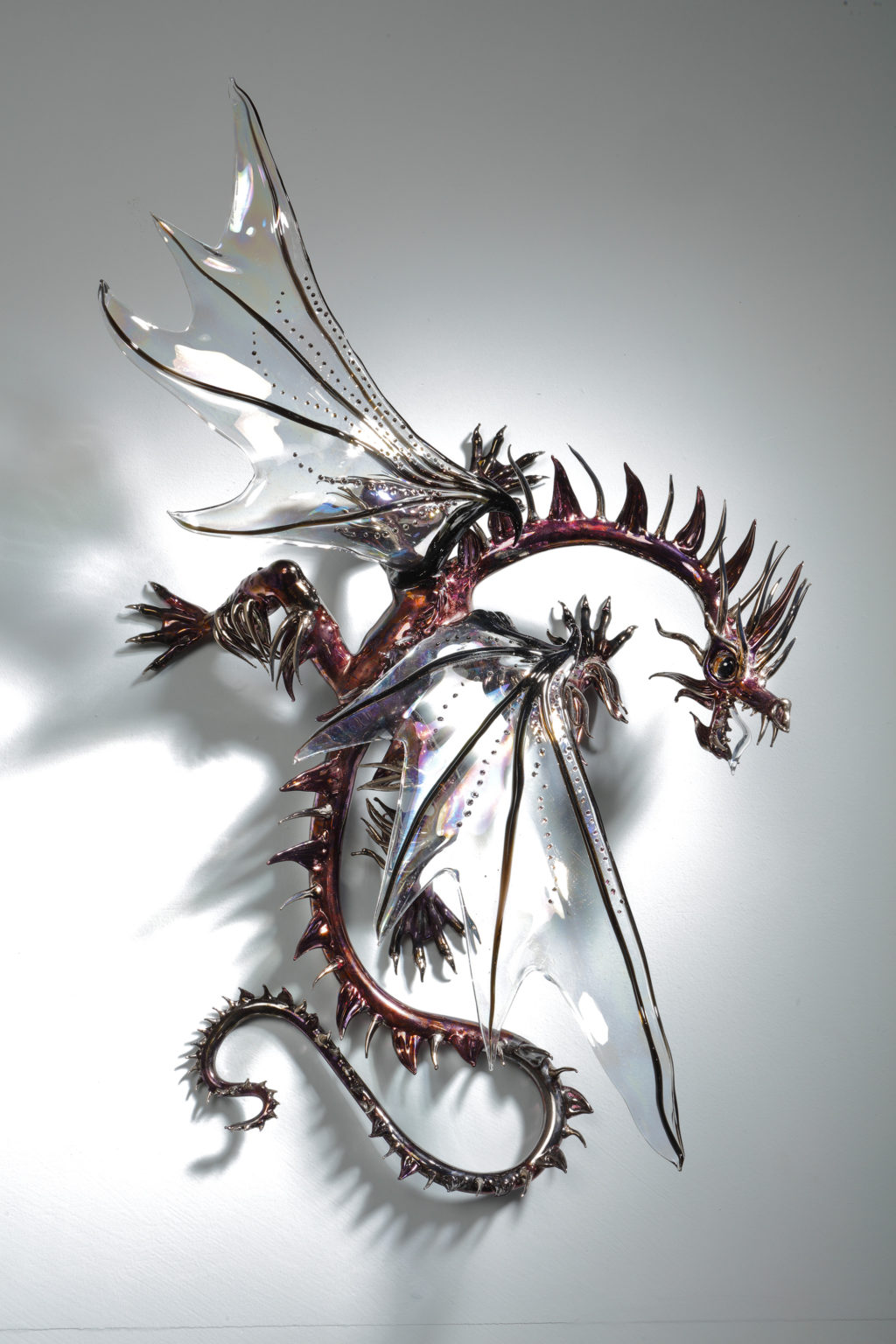 Dragon on Colorado Jade – Sandra Young Glass