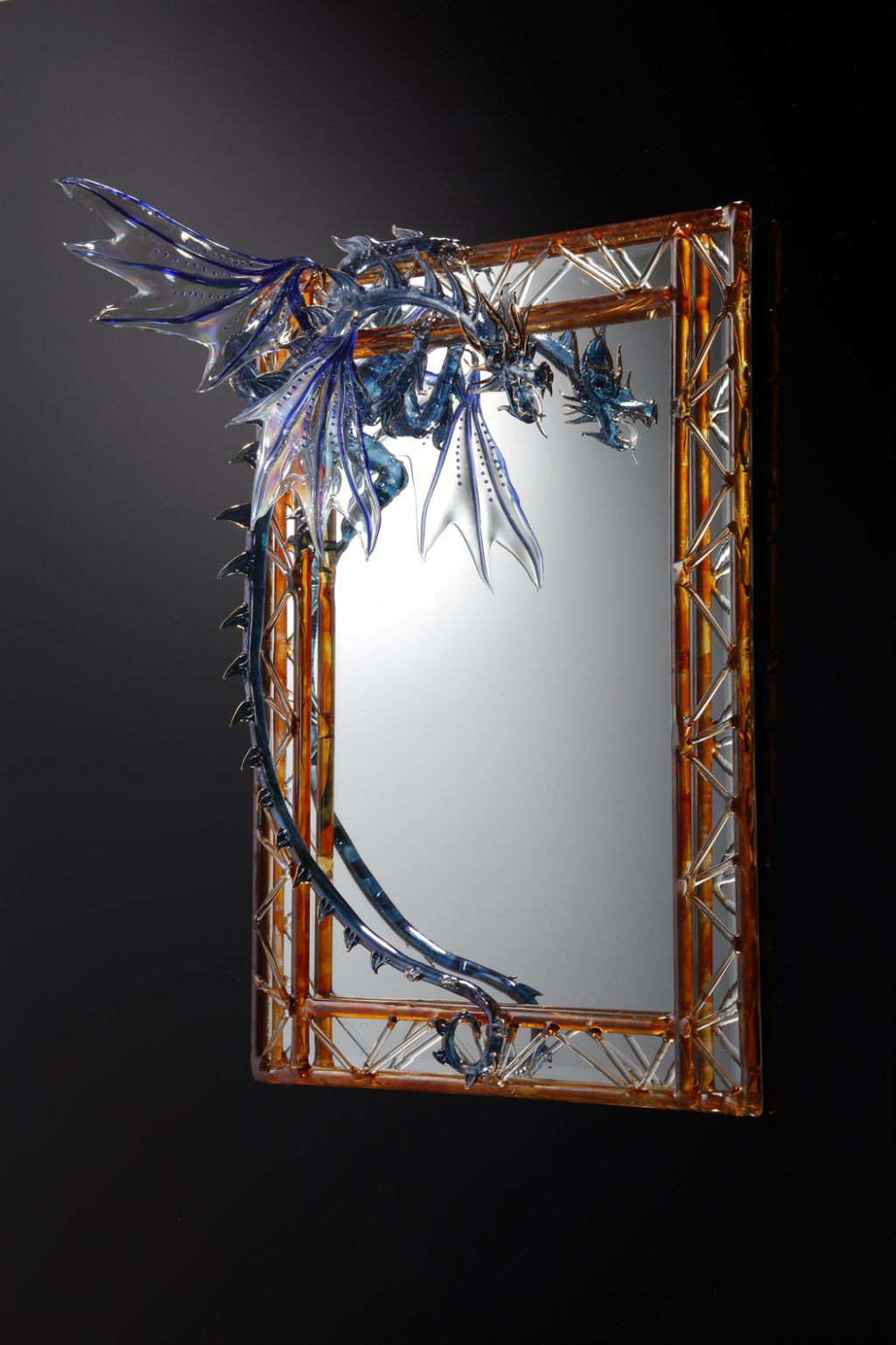 Dragon on Colorado Jade – Sandra Young Glass