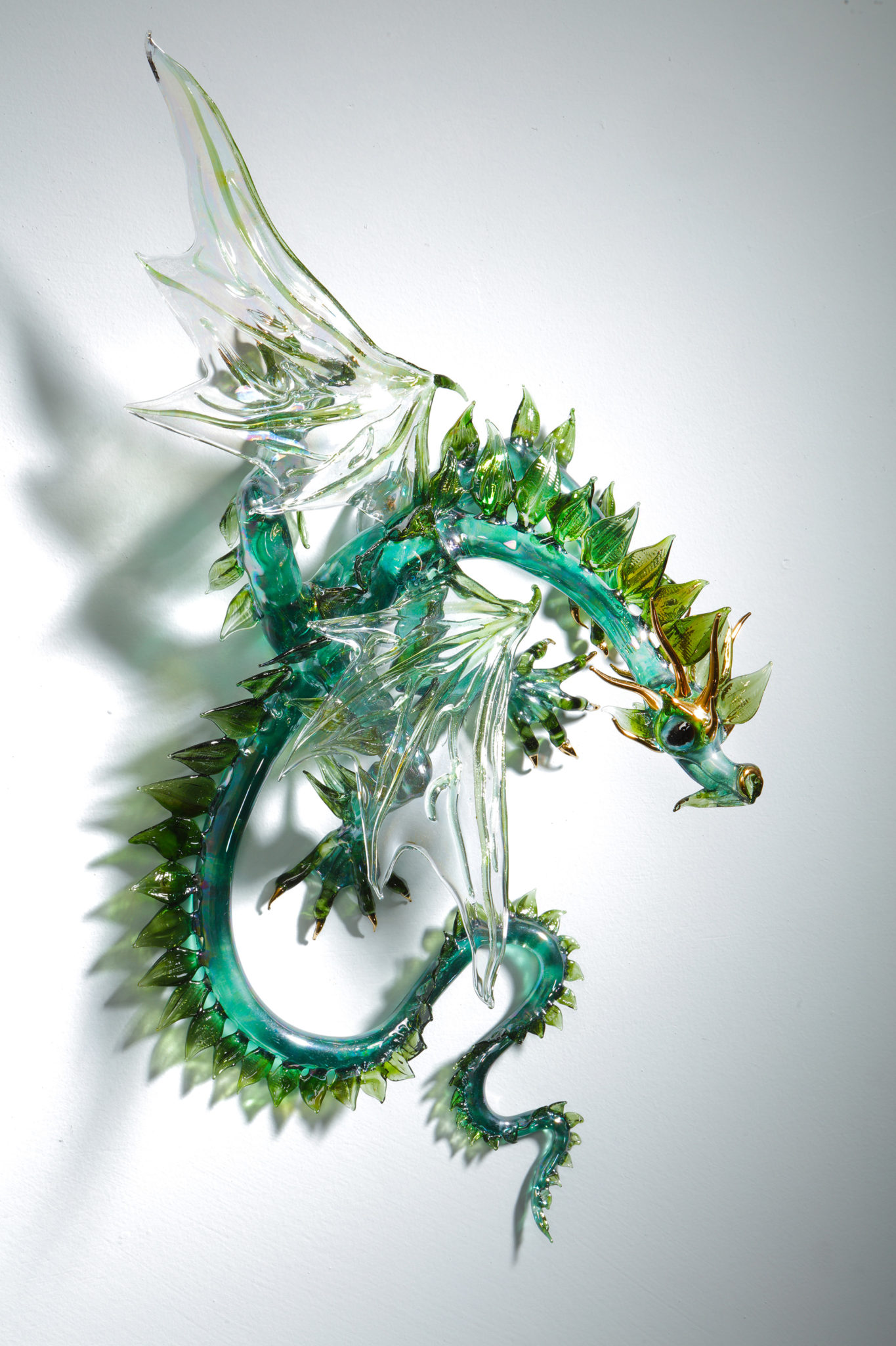 Dragon on Colorado Jade – Sandra Young Glass