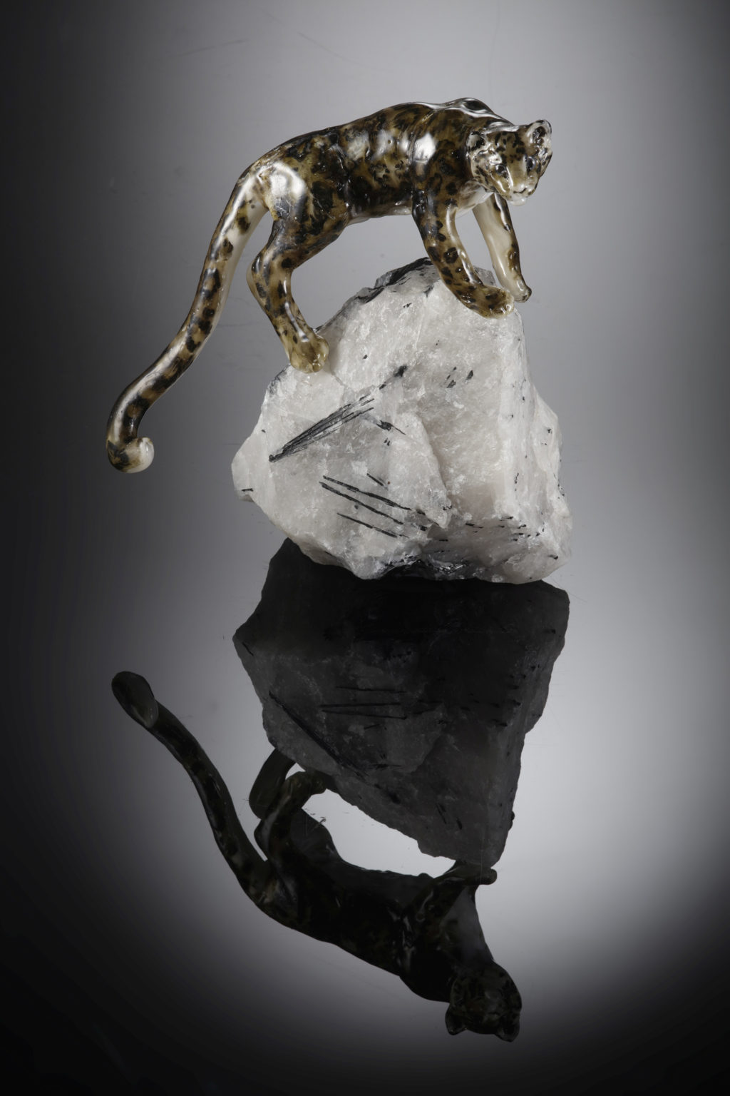 Dragon on Colorado Jade – Sandra Young Glass